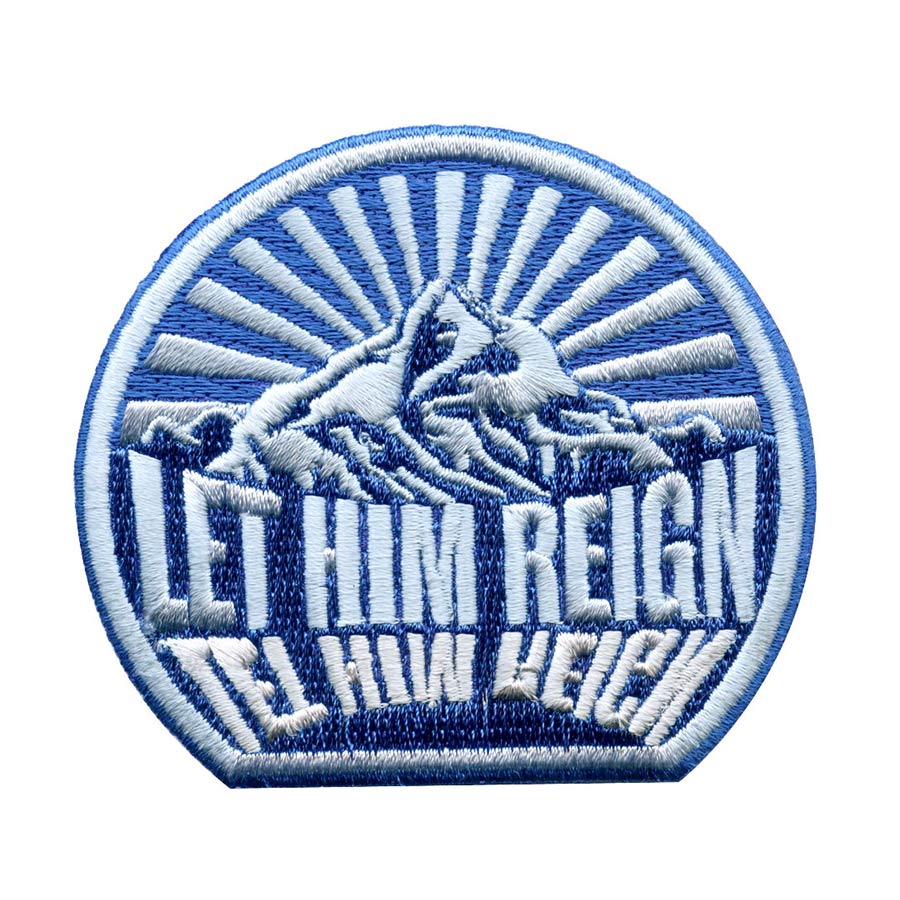 Landscape Embroidery Patch - Mountains - Dah Jeng Embroidery Inc.